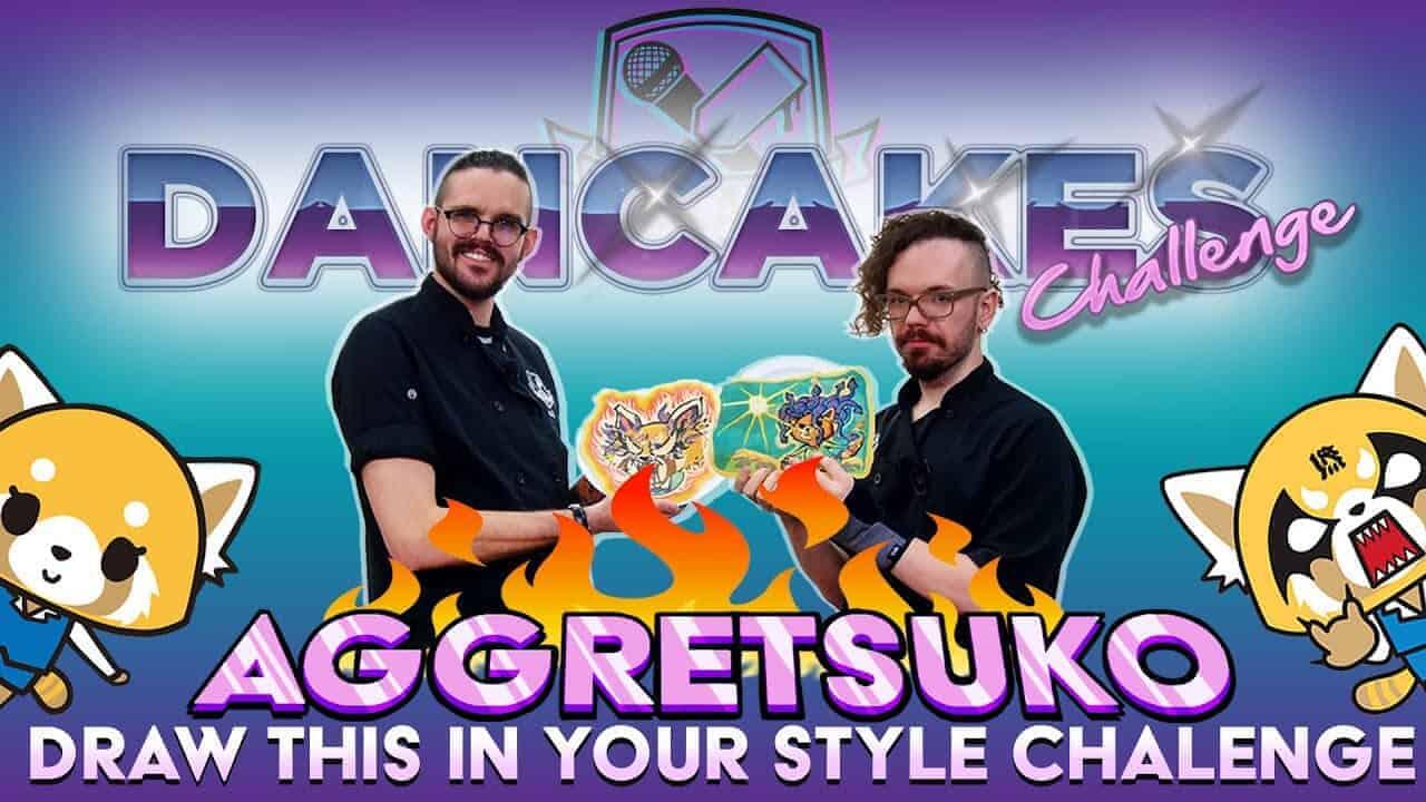 Pancake Art DTIYS: Aggretsuko | The Dancakes Challenge | Dancakes